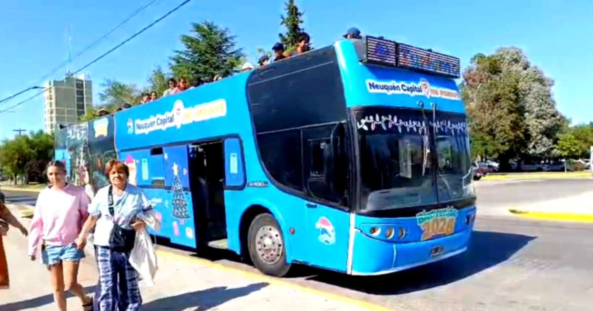 Bus turístico en Neuquén: recorrido gratuito por sus atractivos