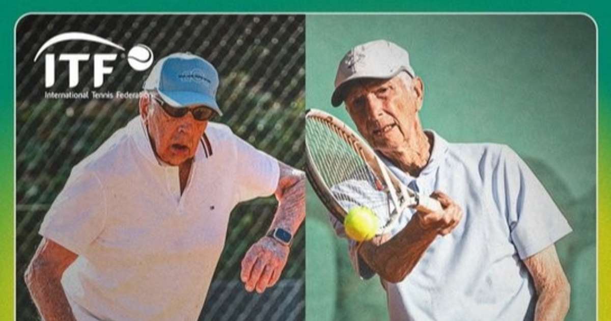 Henry Young y Arthur Lind, leyendas del tenis a los 102 y 97 años