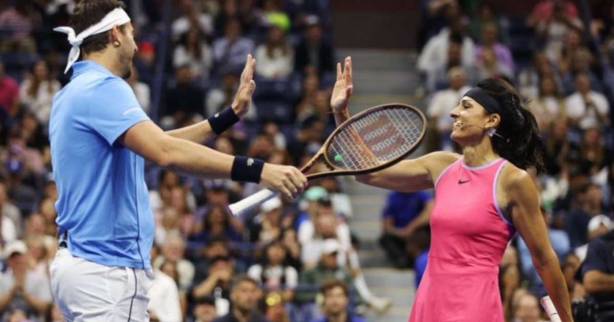 Lo mejor de la victoria de Del Potro y Sabatini en Stars of the Open