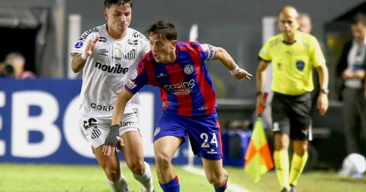 Resultado clave: San Lorenzo reaccionó y le empató a Santos en Brasil