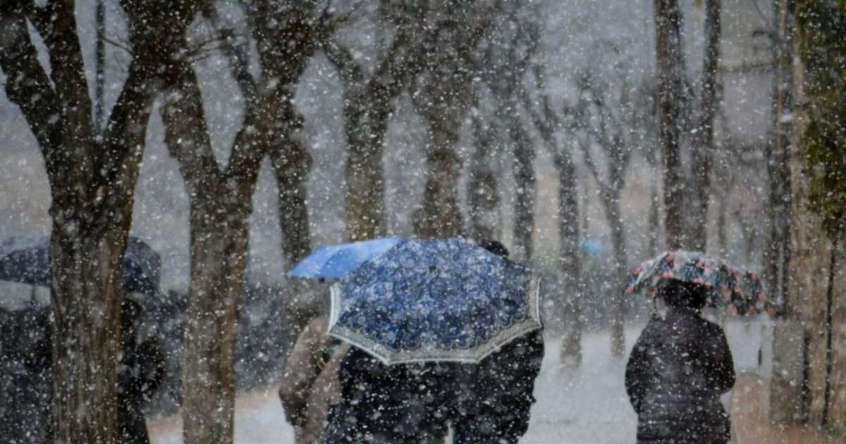 Tormentas, nieve y temperaturas bajo cero: alerta en gran parte del país