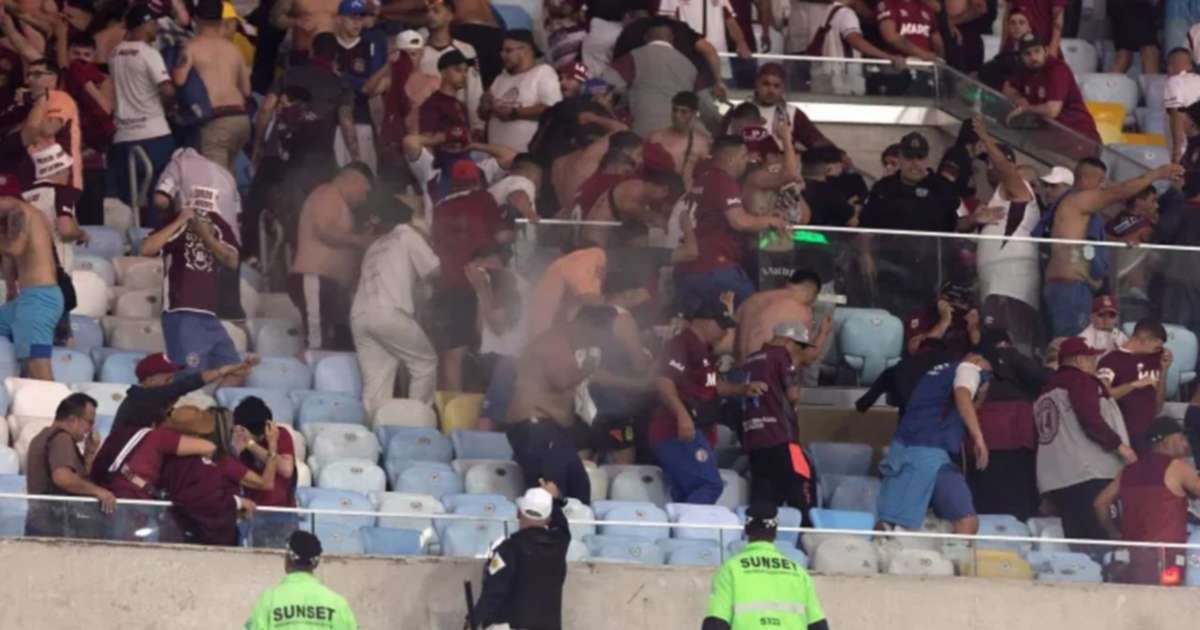 Así fueron los incidentes entre la policía brasileña y el público de ...