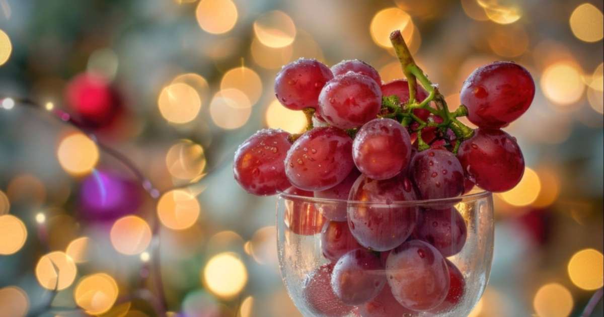 12 uvas y 12 deseos: la divertida tradición de Año Nuevo